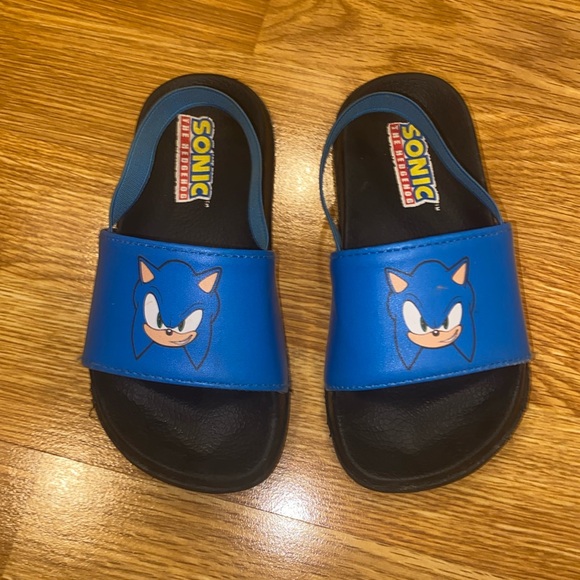 Sega | Shoes | Sega Sonic The Hedgehog Sandals With Heel Strap | Poshmark